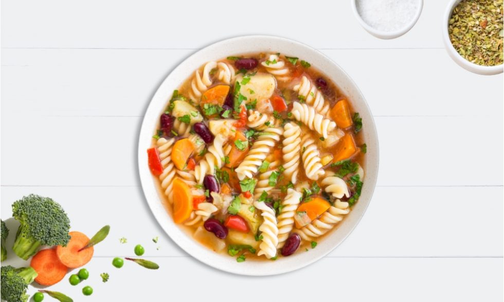 Easy veggie minestrone soup - Ari Coach App